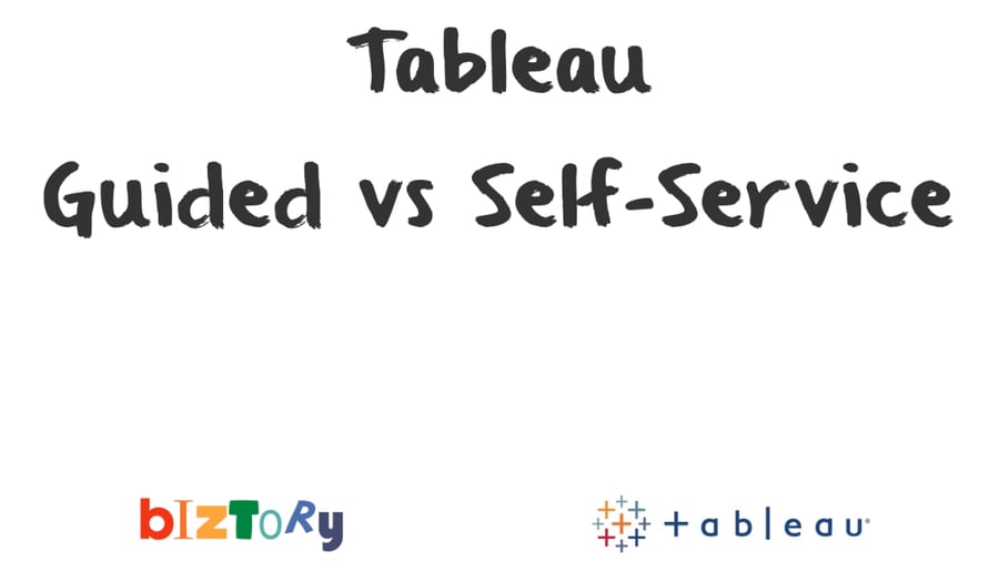 Data Analytics conference: Guided vs Self-Service slides